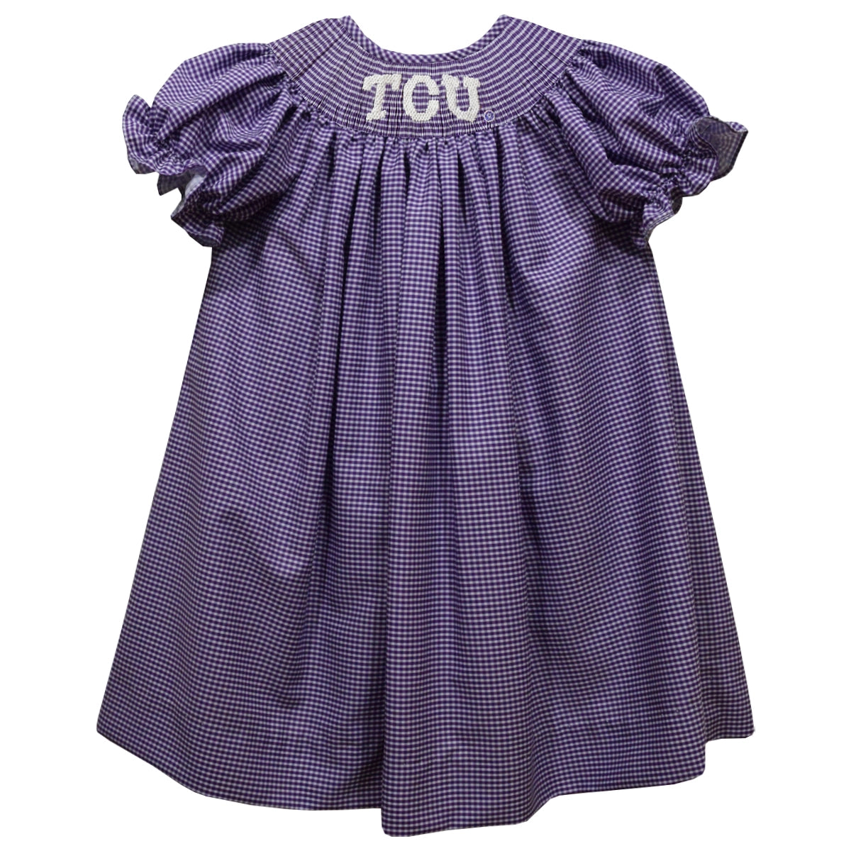 TCU Hand Smocked Bishop